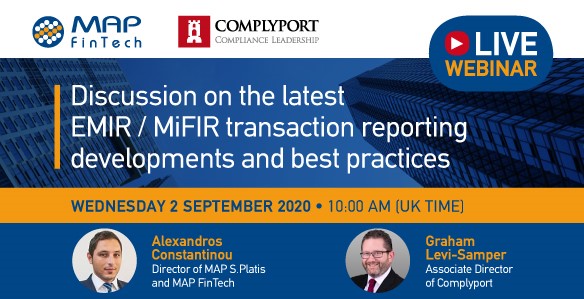 LIVE WEBINAR: Discussion on the latest EMiR / MiFIR transaction ...