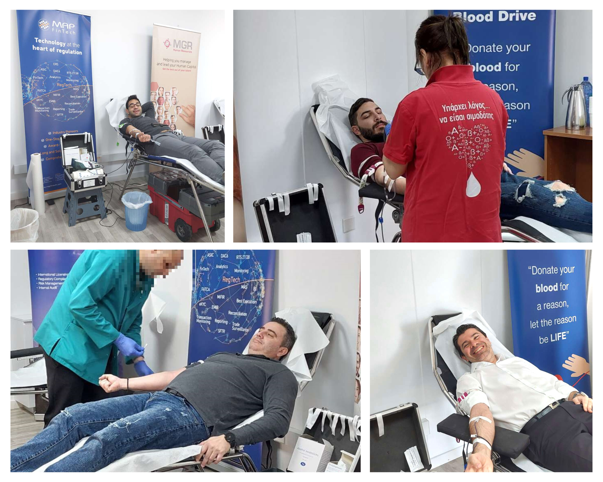 MAP FinTech employees teamed up for another blood donation