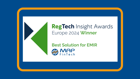 MAP FinTech Wins Best EMIR Solution Provider