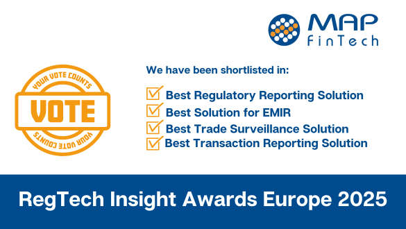 MAP FinTech Named Finalist at the 2025 RegTech Insight Awards